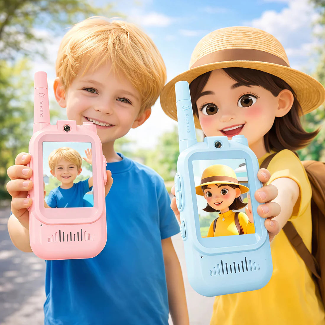 Video Walkie Talkie™ | For kids (2 pack) – Ozylon